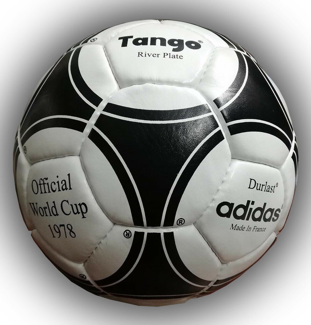 ADIDAS TANGO DURLAST | RIVER PLATE | OFFICIAL MATCH BALL | WORLD CUP 78 ...