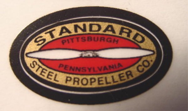 Remote Control Model Airplane RC vintage decal Standard Steel Propeller ...