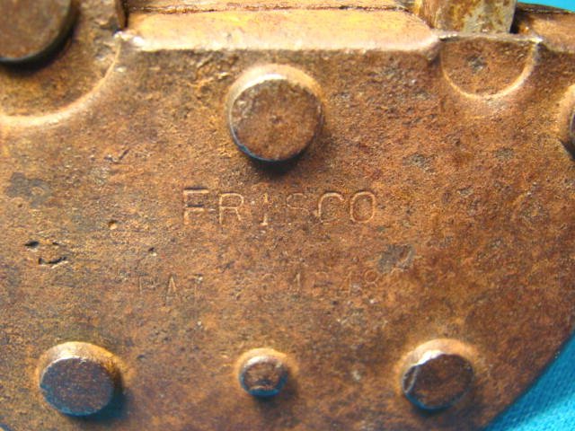 Antique Frisco Railroad Adlake vintage padlock iron steel metal old R.R ...