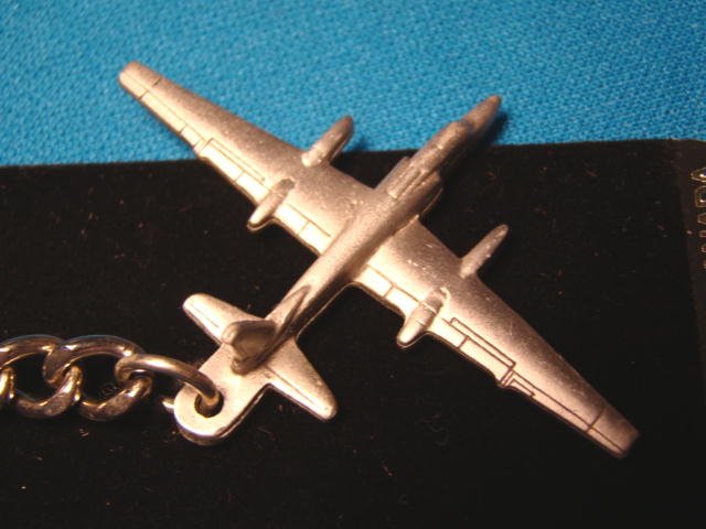 Pewter U-2 USAF CIA spy surveillance plane keychain military airplane ...