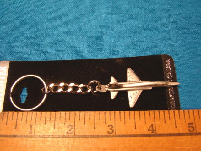 Pewter T-38 Talon supersonic jet trainer USAF airplane keychain ...