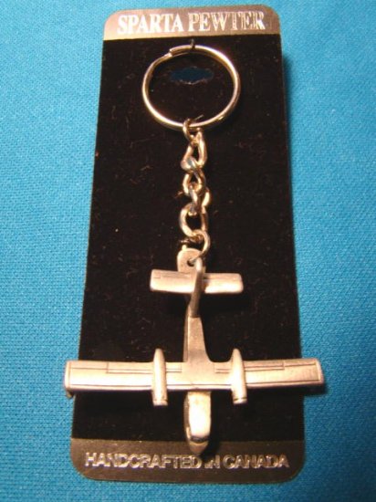 Sparta Pewter Aircraft keychain cargo seaplane aviation keyring unknown ...