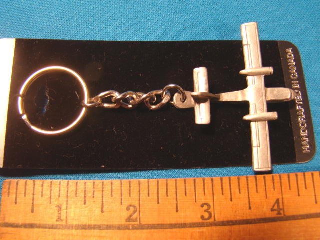 Sparta Pewter Aircraft keychain cargo seaplane aviation keyring unknown ...