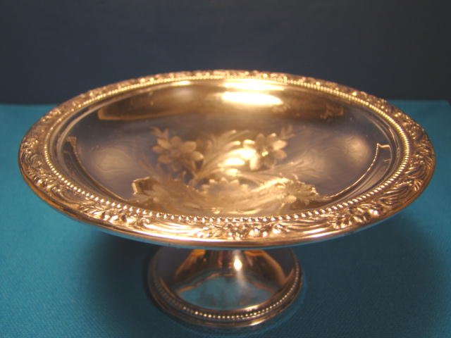 Frank M. Whiting Sterling Silver lovely floral flowers hollowware ...