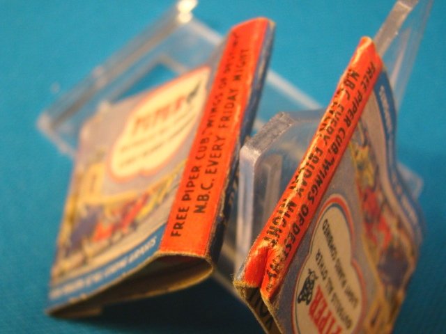 Piper Cub Aircraft 2 airplane matchbook covers light plane flying ...