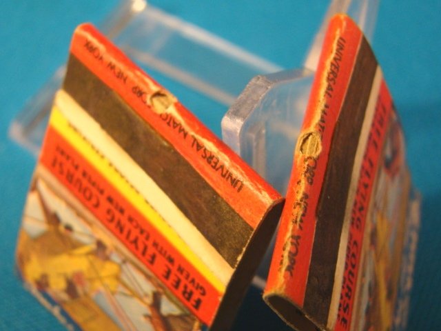 Piper Cub Aircraft 2 airplane matchbook covers light plane flying ...