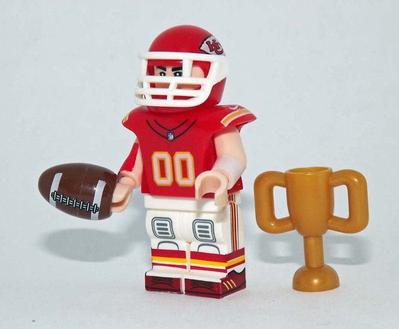 Kansas City Chiefs Football Custom minifigure movie building toy figure