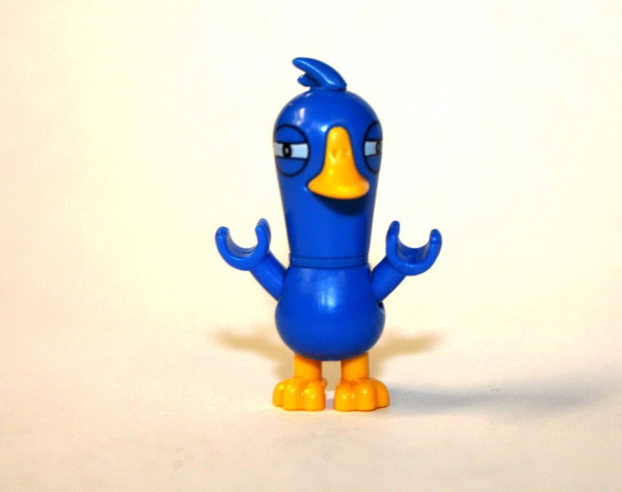 Goose Goose Duck blue Custom minifigure video game building toy figure