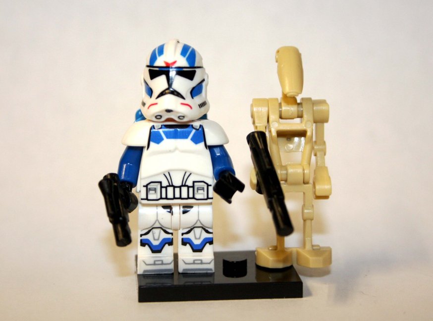 501 Jet Trooper Clone Wars Star Wars minifigure movie building toy figure