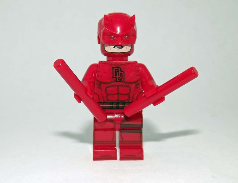 Daredevil classic Comic Marvel Custom minifigure movie building toy figure!