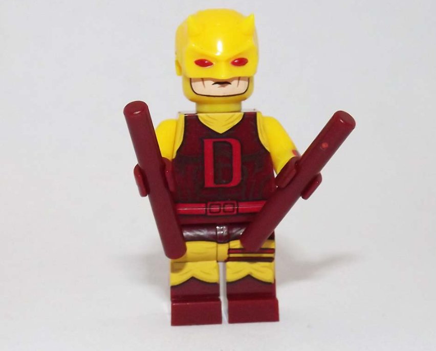 Daredevil Silver Age Marvel Custom minifigure movie building toy figure!