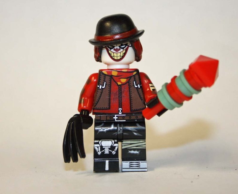 Joker Clown Custom minifigure horror movie building halloween toy figure