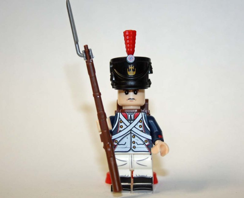 Infantry Waterloo minifigure movie building Army toy figure