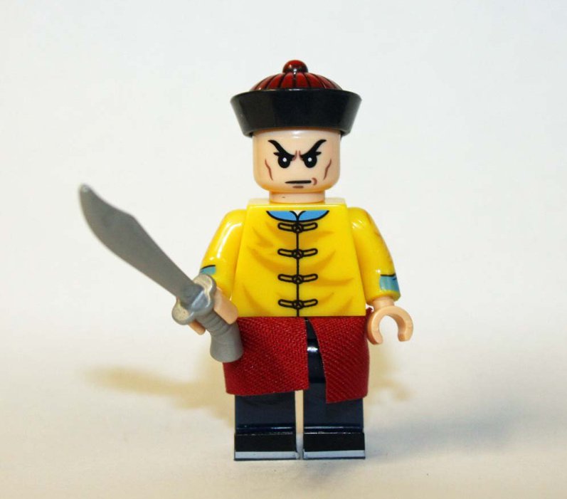 Fu Manchu soldier minifigure building Chinese army castle knight toy figure
