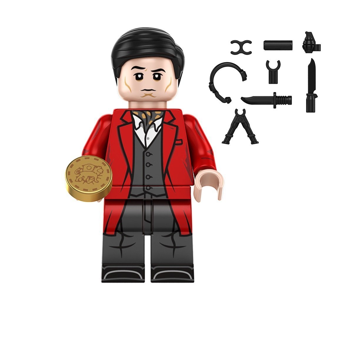 John Wick Young Winston Minifigures Lego Compatible Toy