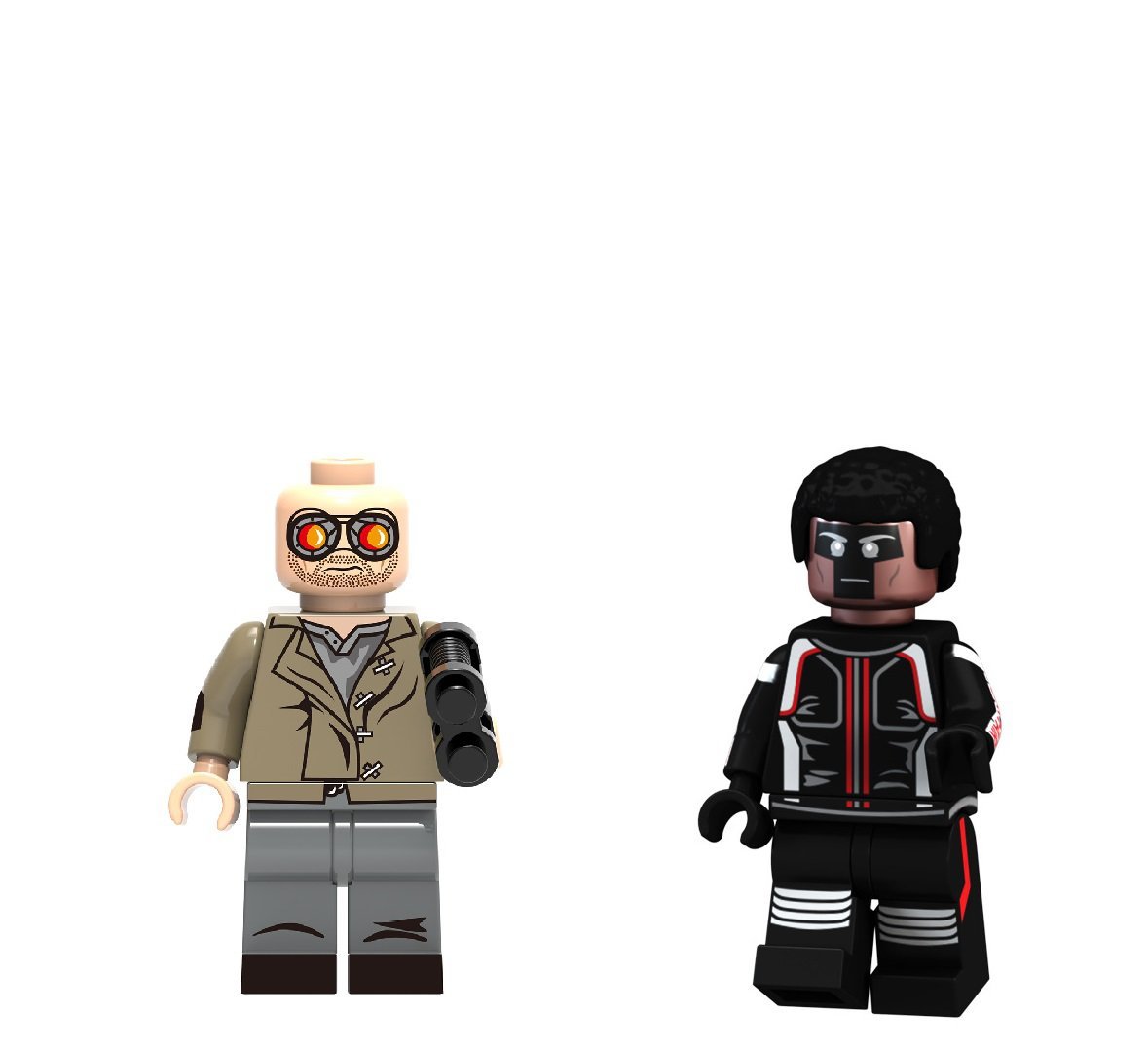 Mister Terrific Heat Wave Minifigures Lego Compatible Superhero Movie