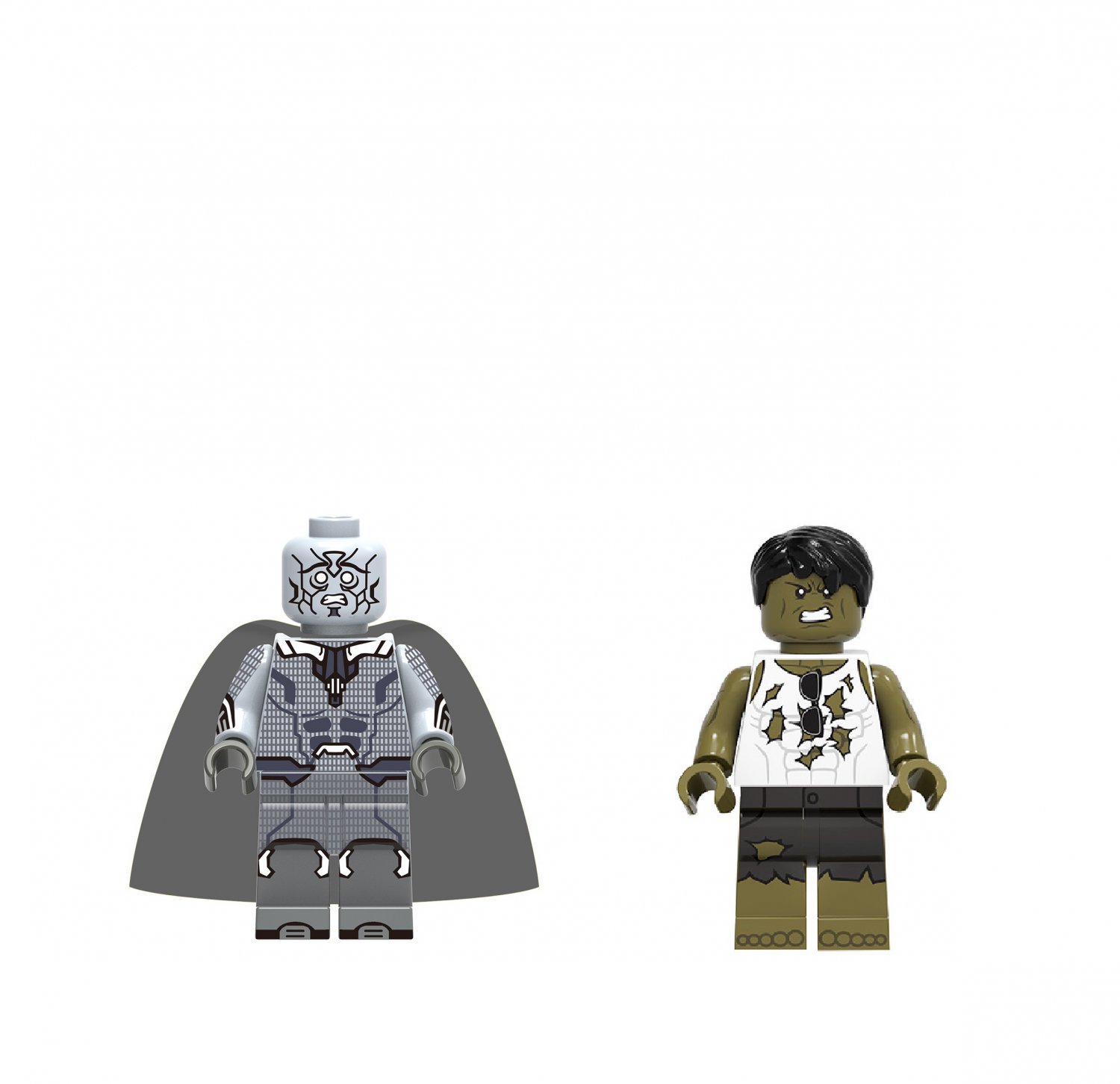 Death Vision Hulk Minifigures Lego Compatible The Avengers Set