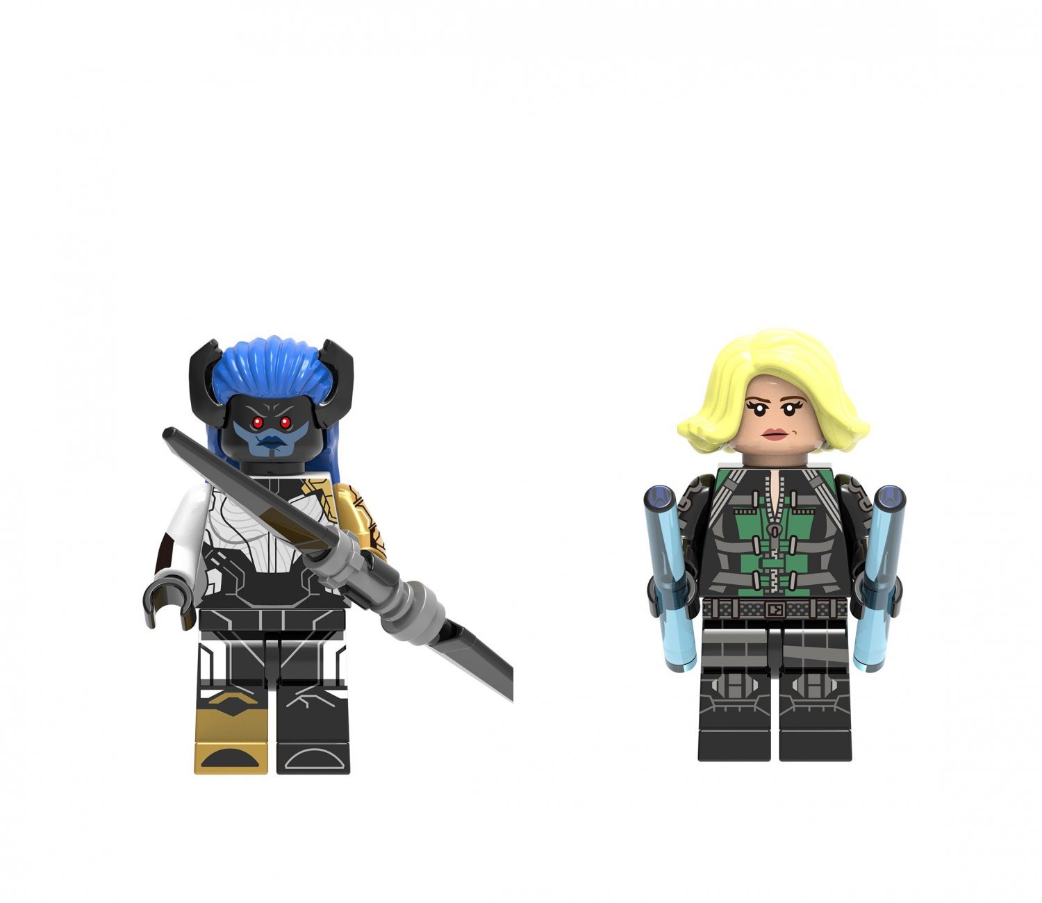 Proxima Midnight Black Widow Minifigures Lego Compatible Avengers Movi