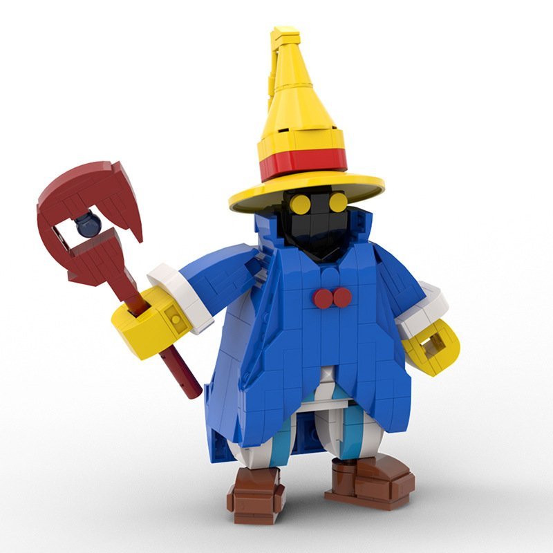 Black Mage Minifigures Lego Compatible Game Minifigure