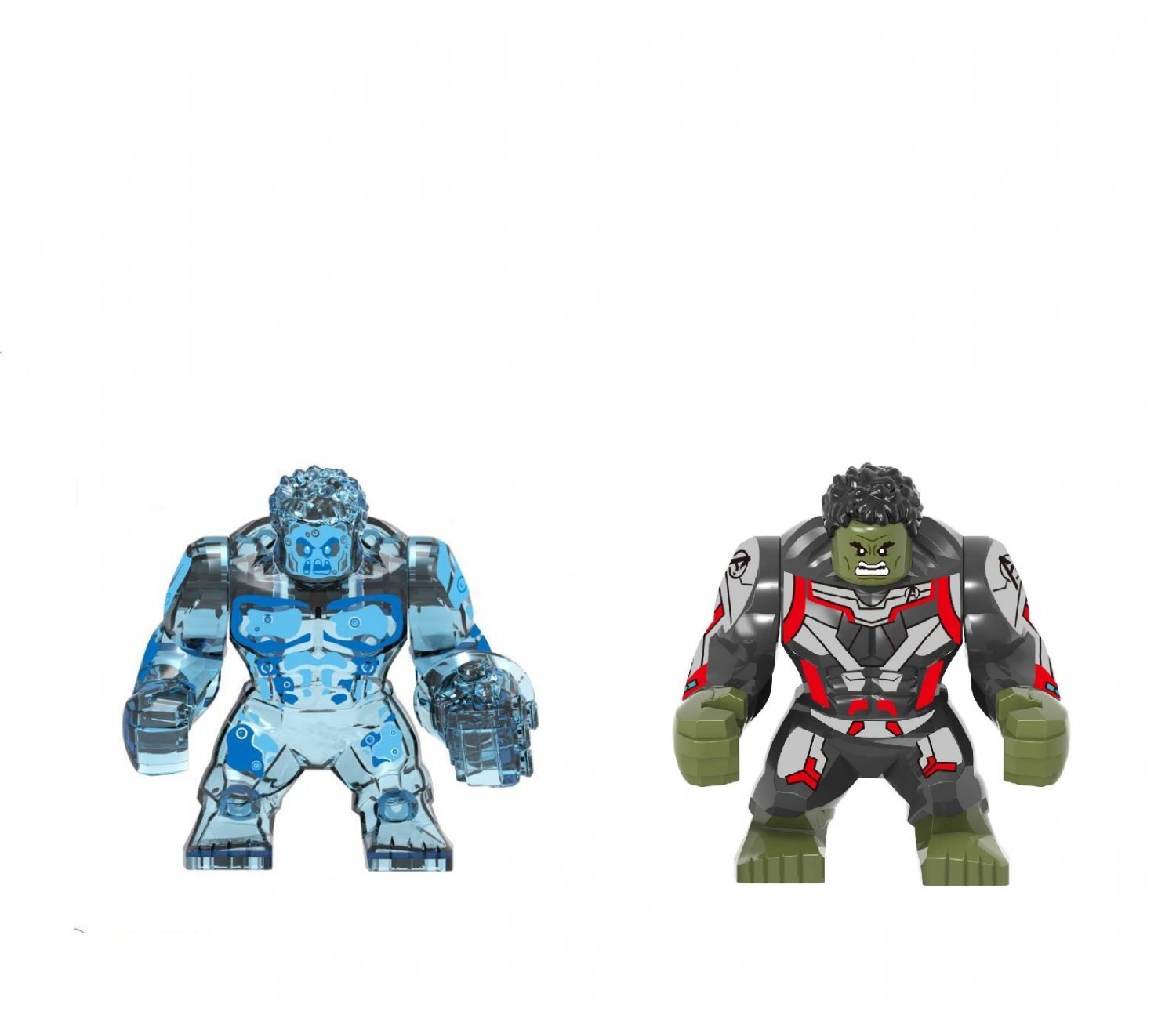 Transparent Hulk Avengers Hulk Minifigures Lego Compatible Hulk Set
