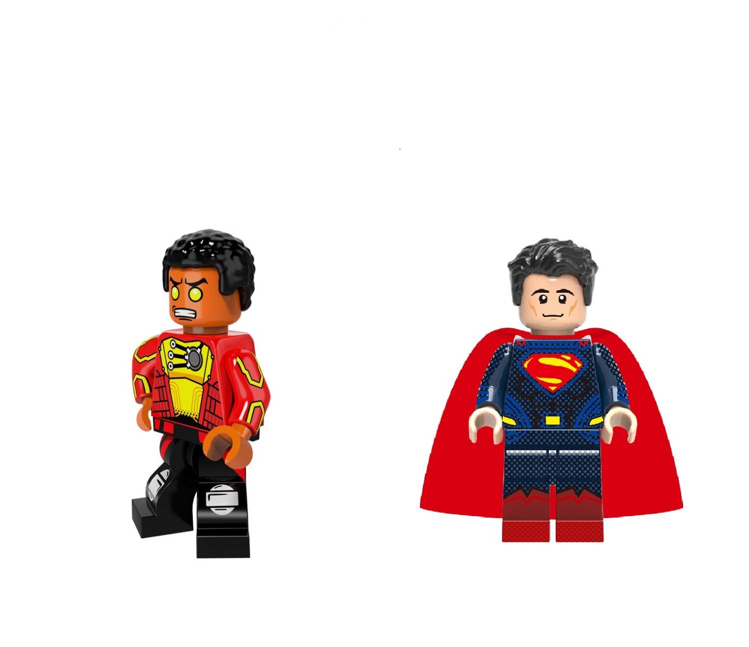 Firestorm Superman Minifigures Lego Compatible DC Superhero Set