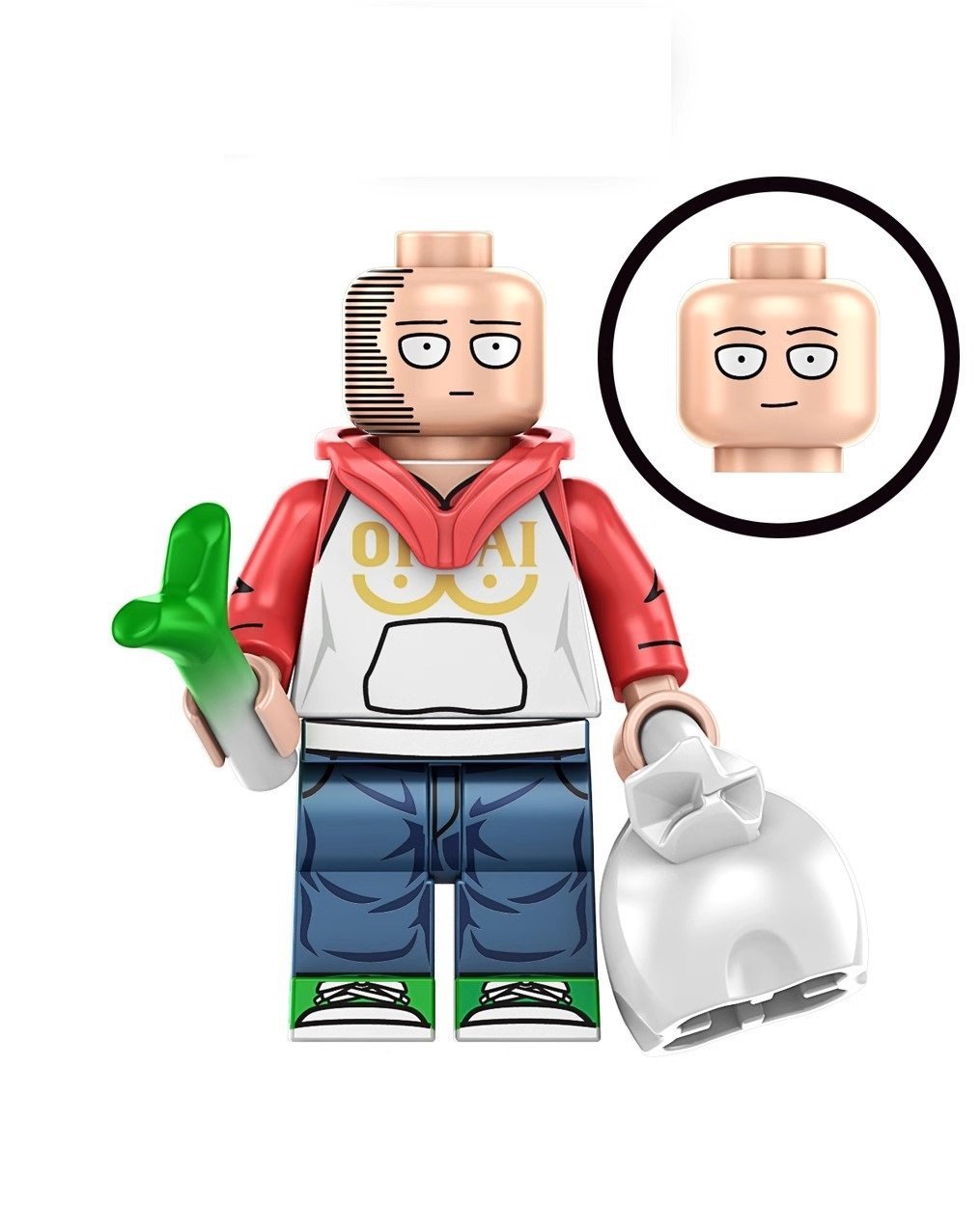 Saitama Minifigures Lego Compatible ONE PUNCH MAN Minifigure