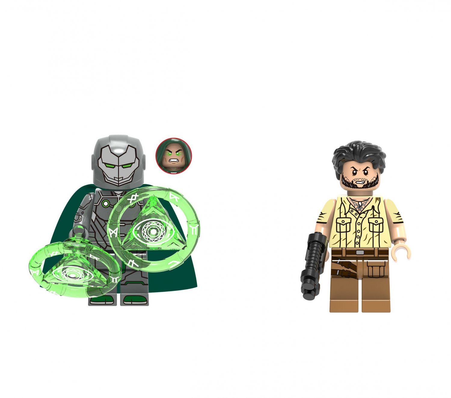 Ulysses Klaw Doctor Doom Minifigures Lego Compatible Superhero Movie S