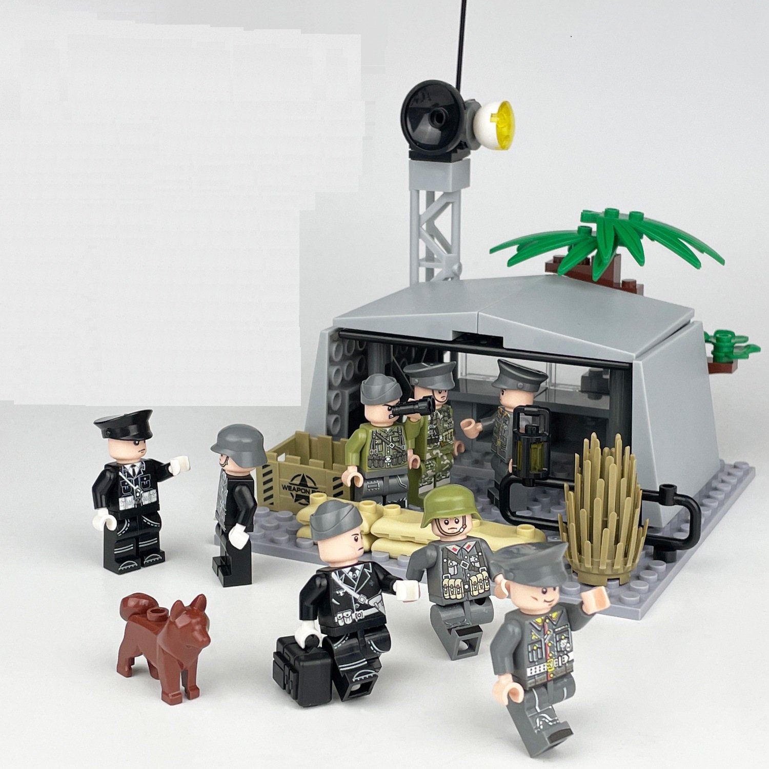 WW2 German Field Base Soldier Minifigures Lego Compatible Military Set