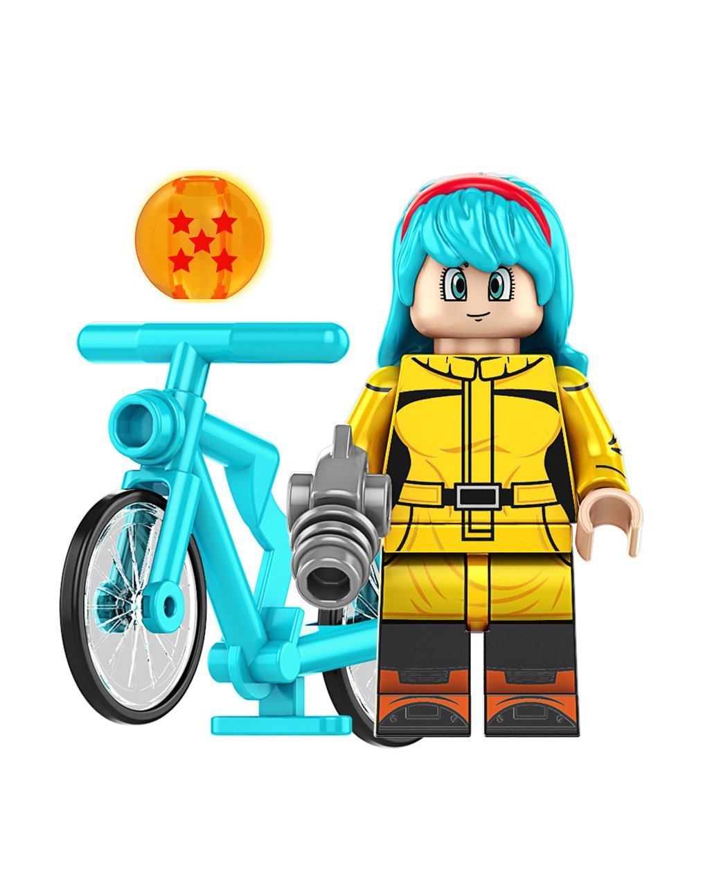 Bulma Minifigures Lego Compatible Dragon Ball Z Minifigure