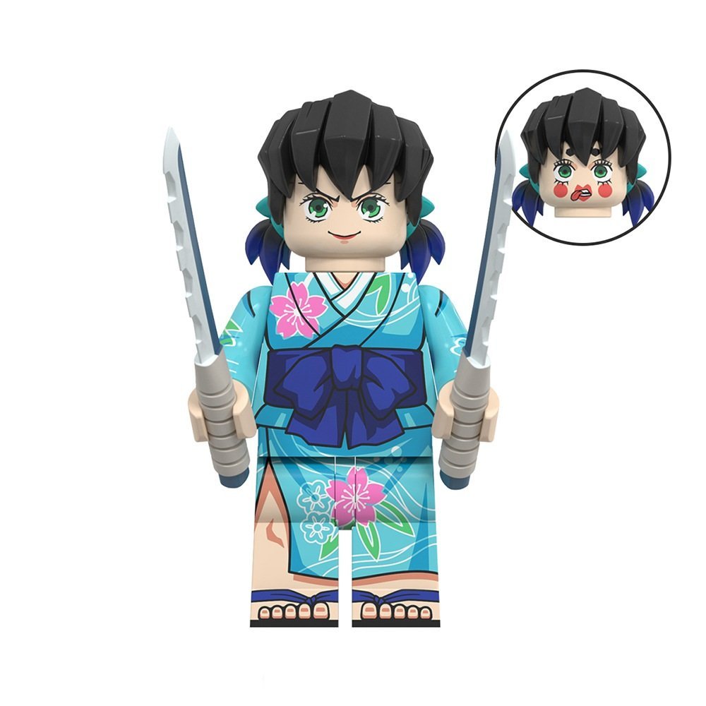 Hashibira Inosuke Minifigures Lego Compatible Demon Slayer Minifigure