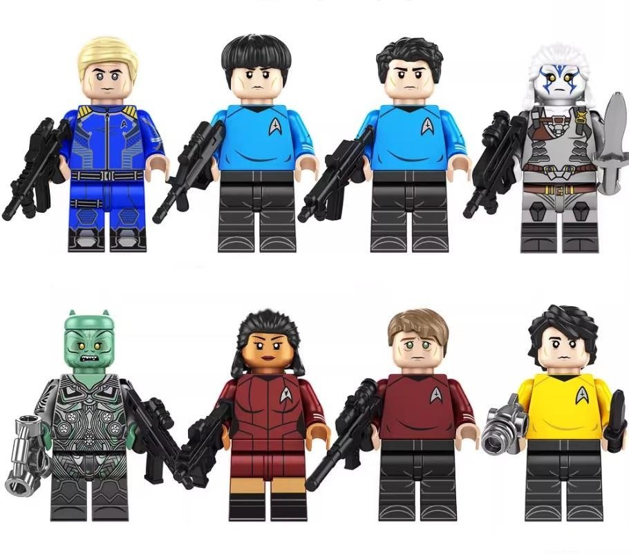New Star Trek Character Minifigures Lego Compatible Movie Set