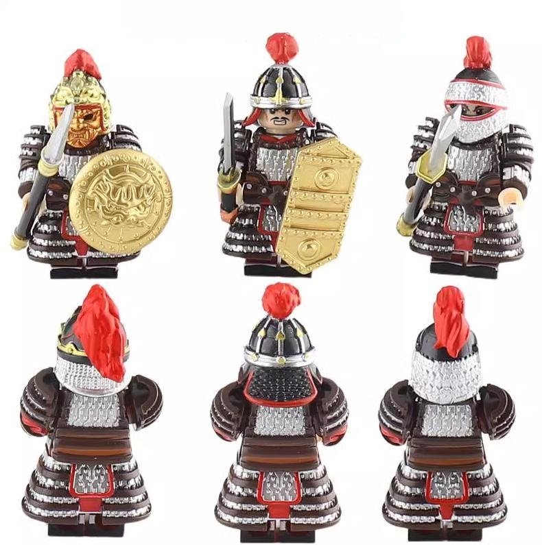 Tang Dynasty Heavy Armor Soldier Minifigures Lego Compatible China Mid