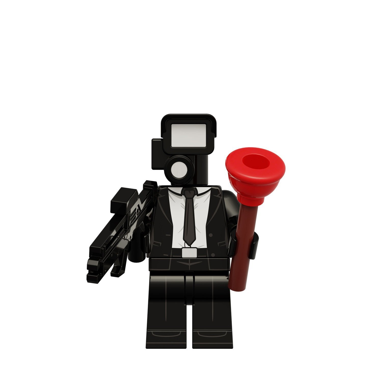 Monitor Minifigures Compatible Lego TV Minifigure