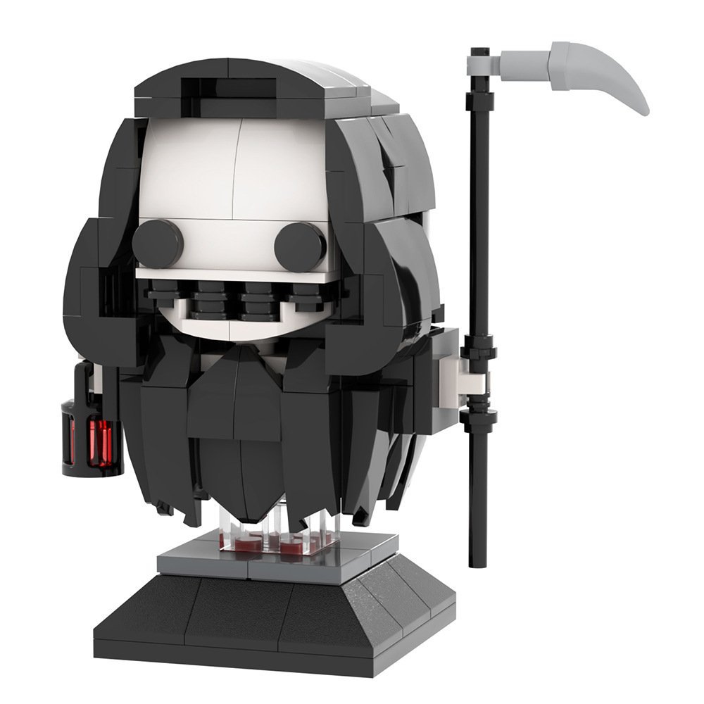 Death Big Head Minifigures Compatible Lego Halloween Minifigure
