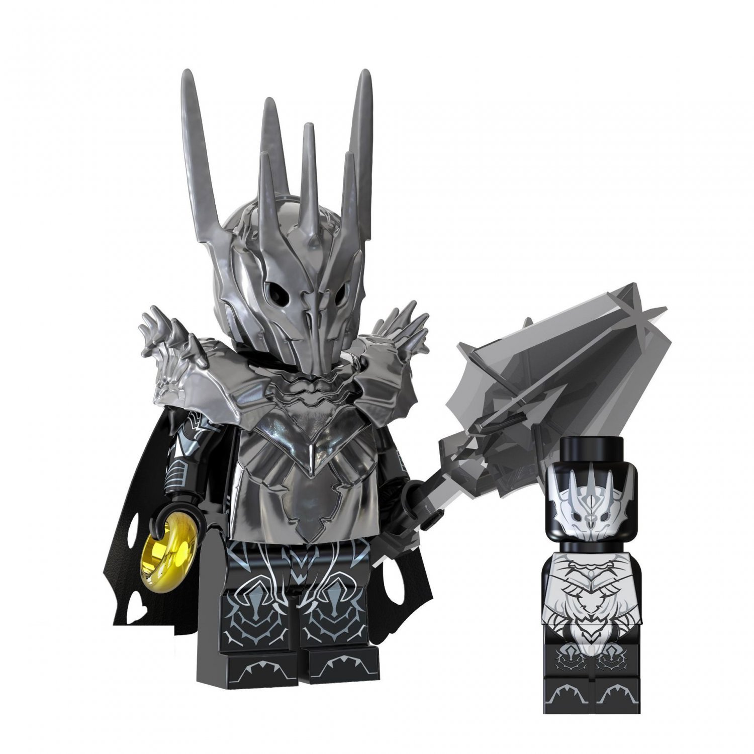 Heavy Sauron Minifigures Compatible Lego The Lord of the Rings Minifig