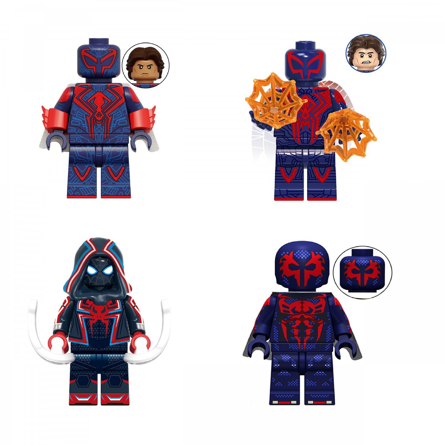 4 Best Spider-Man 2099 Minifigures Compatible Lego Spider-Man Into the