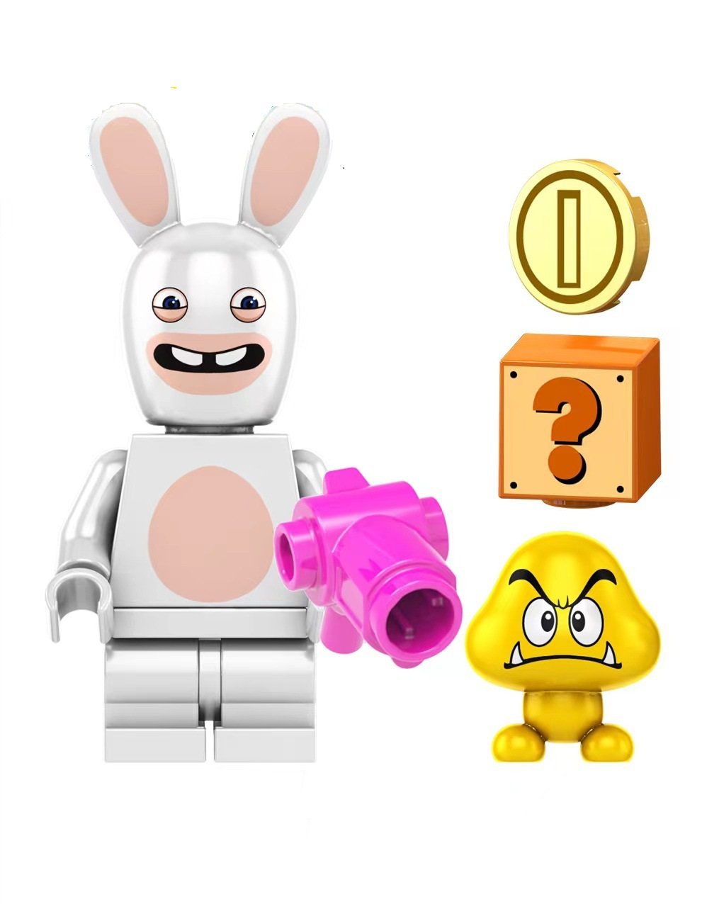 Rabbit Minifigures Compatible Lego Super Mario Bros.Minifigure
