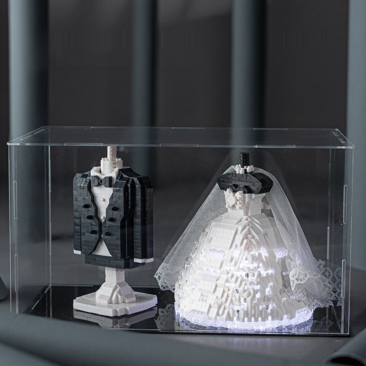 Wedding Dress and Suit Dress Minifigures Compatible Lego Wedding Gift