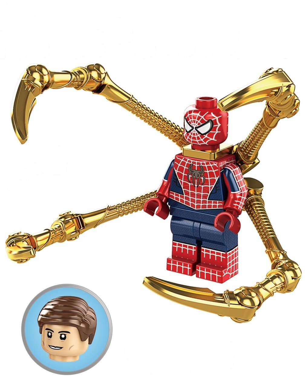 Tobey Spider-Man Minifigures Compatible Lego Spider-Man Across the Spi