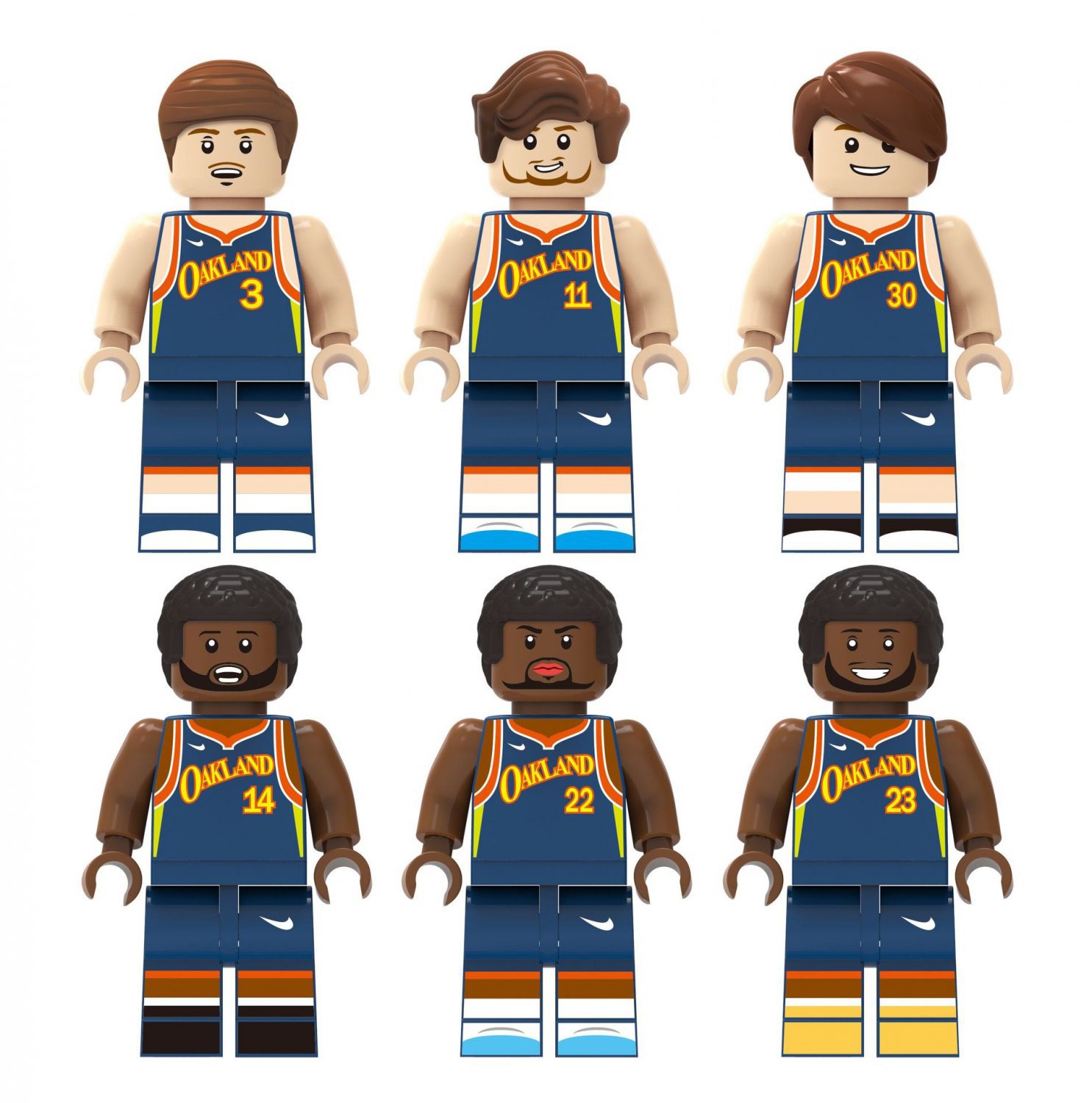 Basketball Team player Minifigures Compatible Lego Sport 2023