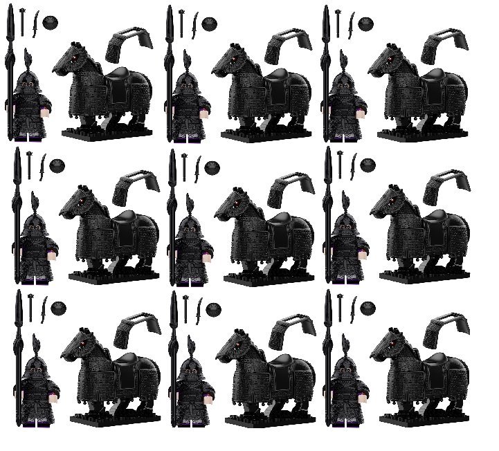 Hun Heavy Cavalry Minifigures Compatible Lego Ancient Rome Set