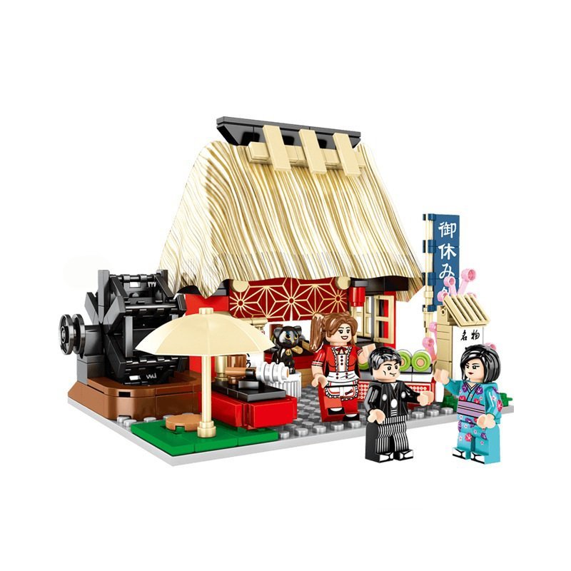 Japan Hot Spring Resort Minifigures Compatible Lego Japan City Set