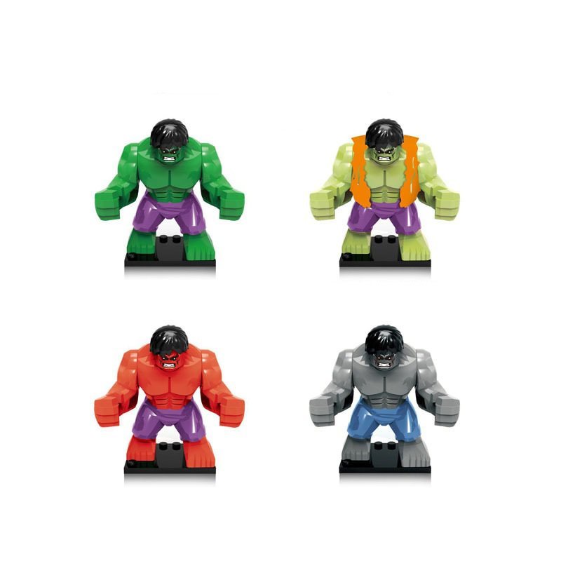 Savage Hulk Dark Hulk War Hulk Gray Hulk Minifigures Compatible Lego H