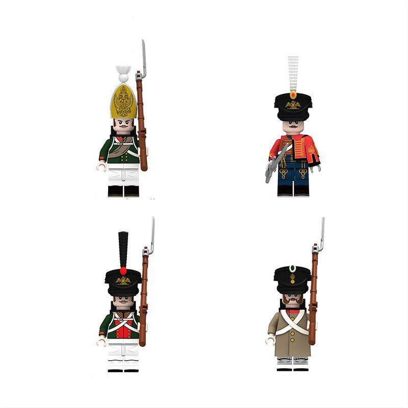 Russian Guard Hussar Line Infantry Minifigures Lego Compatible Napoleo