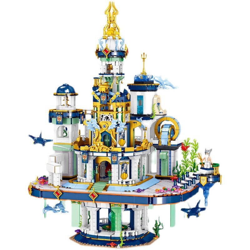 Poseidon Palace Minifigures Lego Compatible Clash of the Titans Set