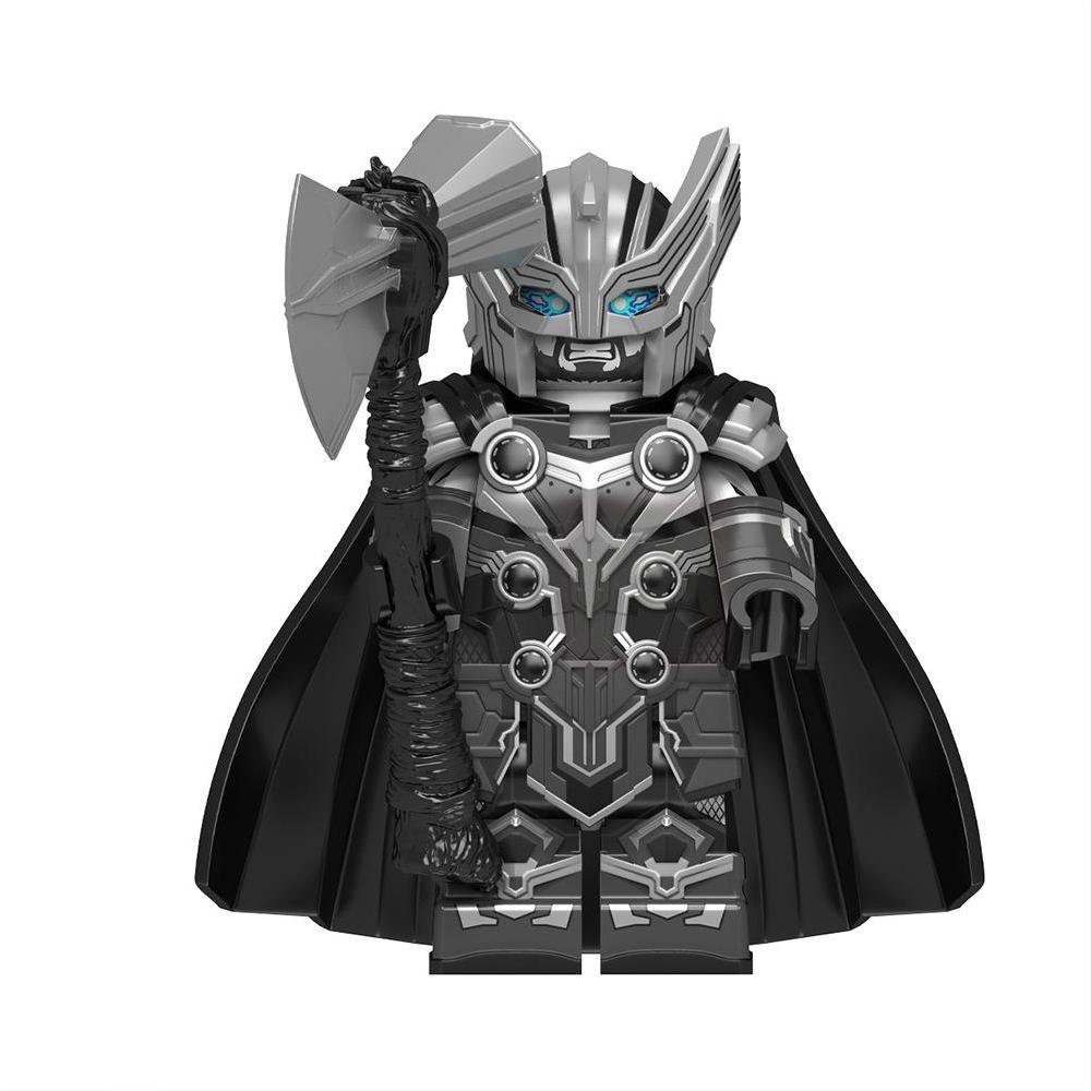 Black Heavy Thor Minifigures Lego Compatible Super Heroes Minifigure