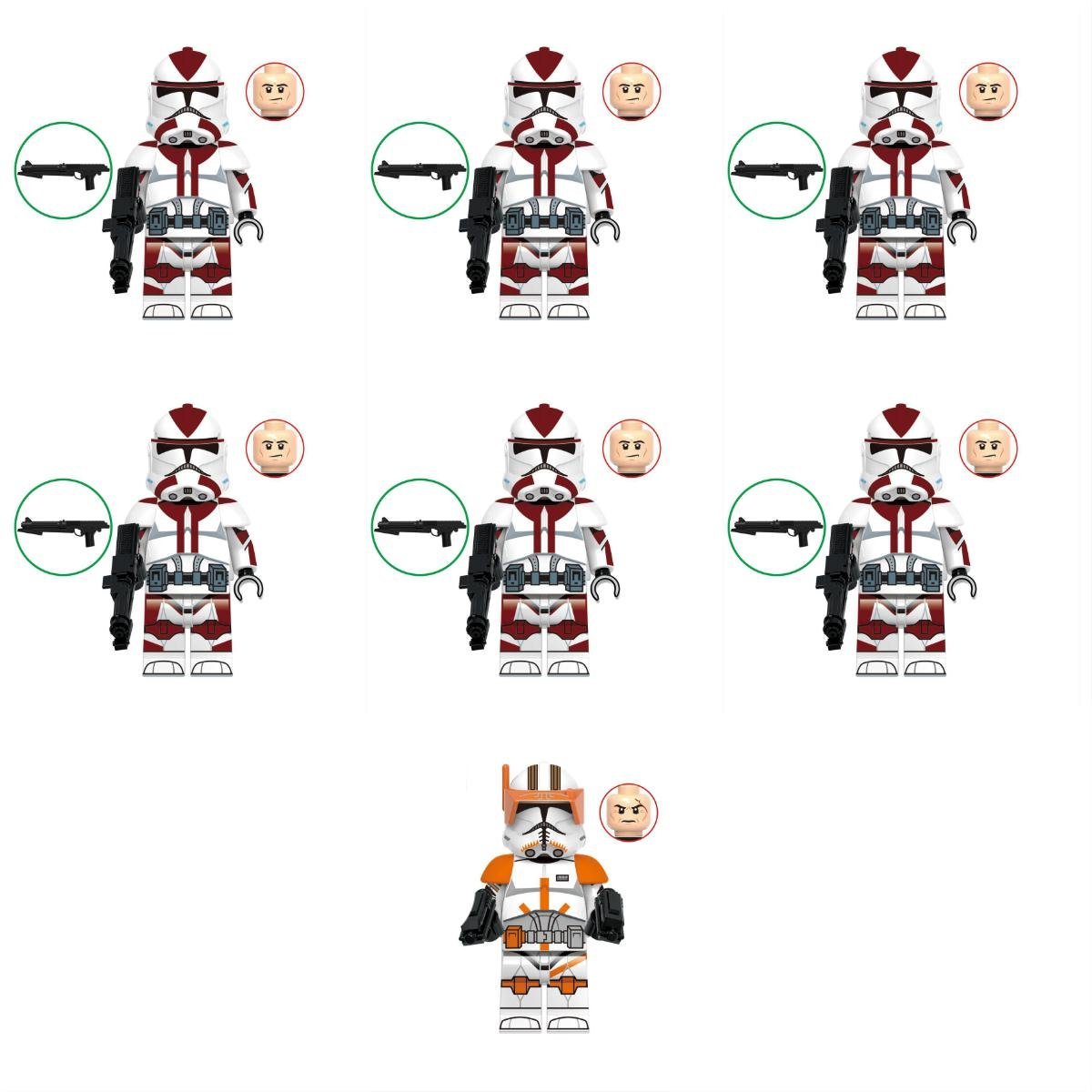 91st Clone Trooper 2 Anaxes Trooper Minifigures Lego Compatible Clone