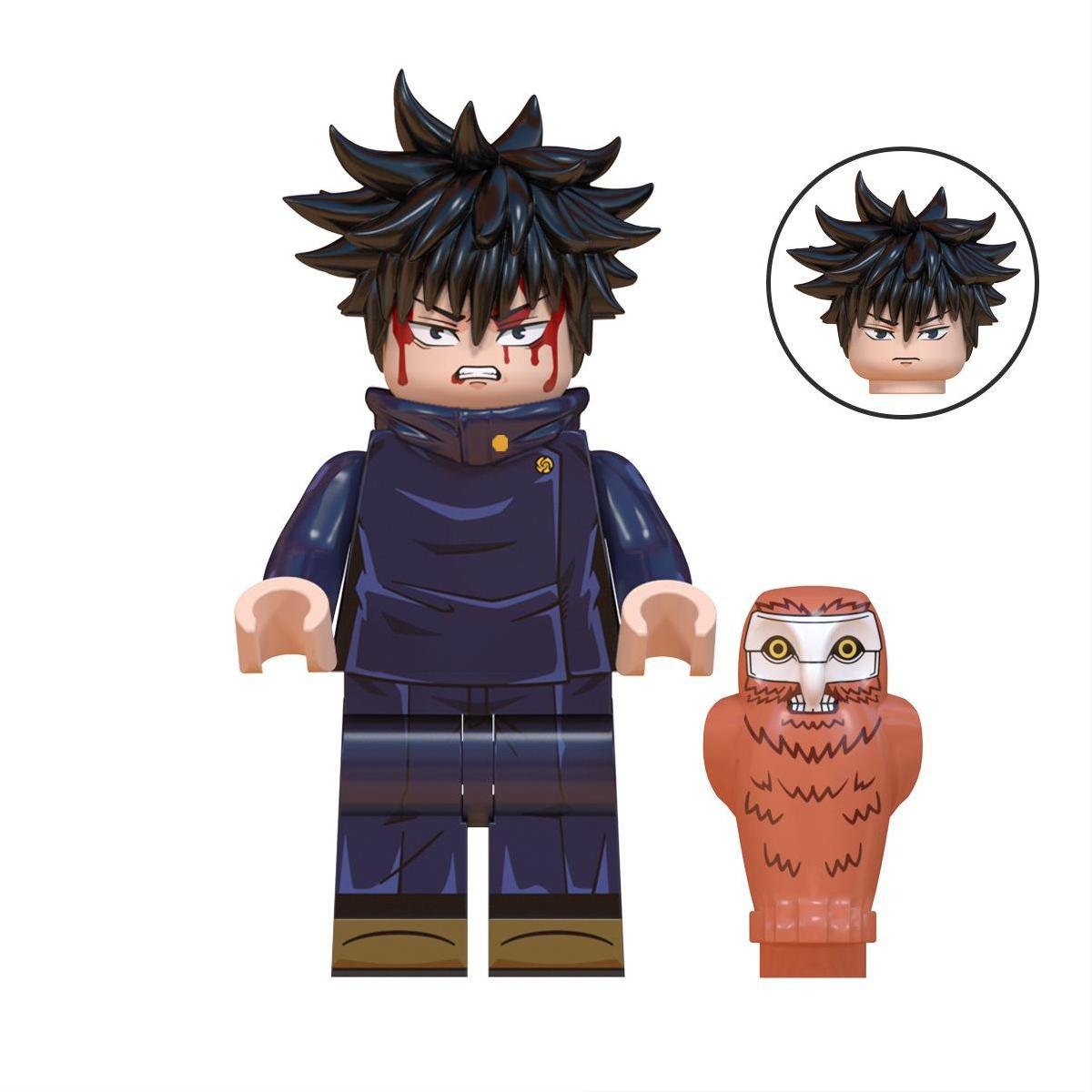 Fushiguro Megumi Minifigures Lego Compatible Jujutsu Kaisen Minifigure