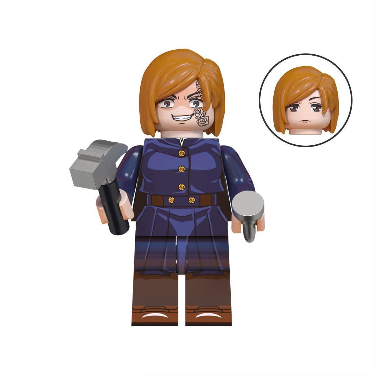 Kugisaki Nobara Minifigures Lego Compatible Jujutsu Kaisen Minifigure
