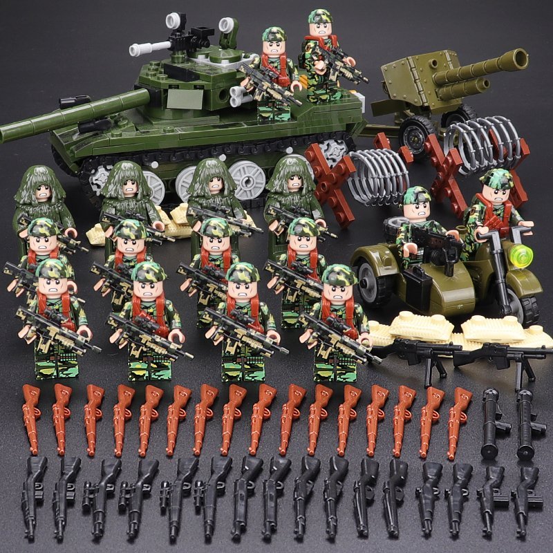 Tank Assault Commando Camouflage Soldier Minifigures Lego Compatible J